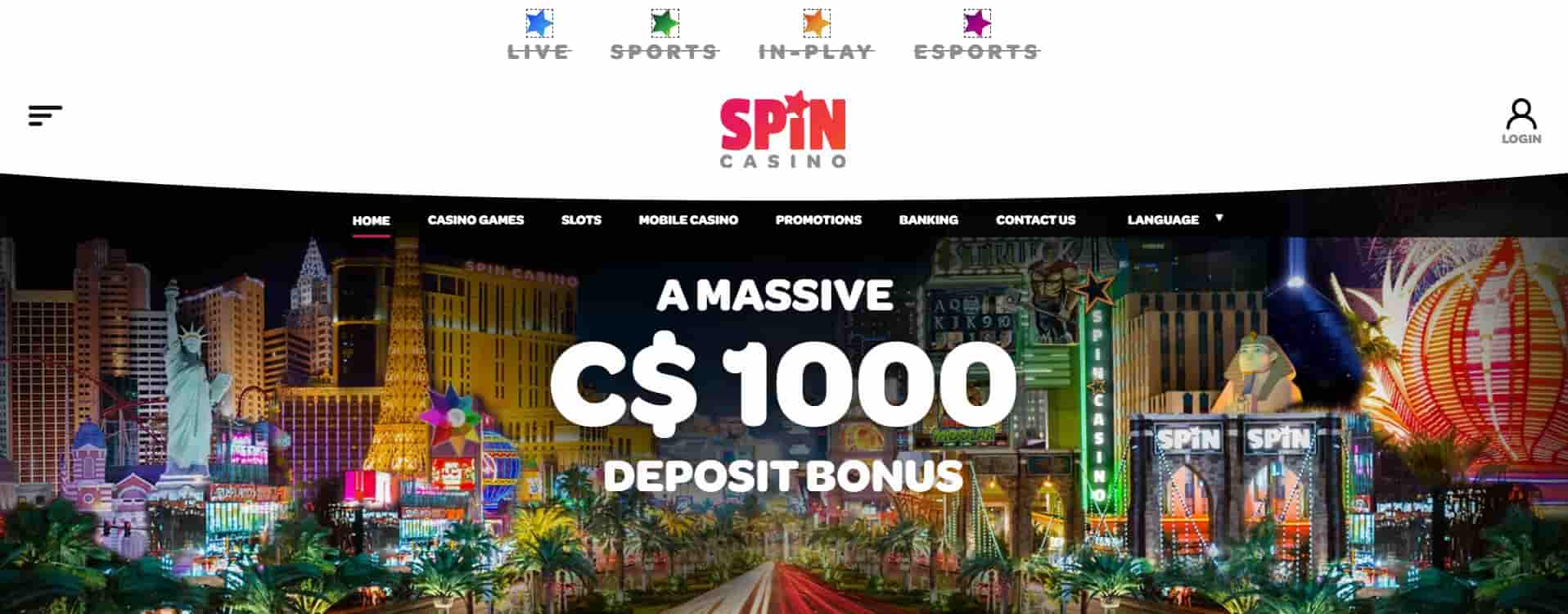 Spin Casino Review For Canadian Gamblers By LoopX